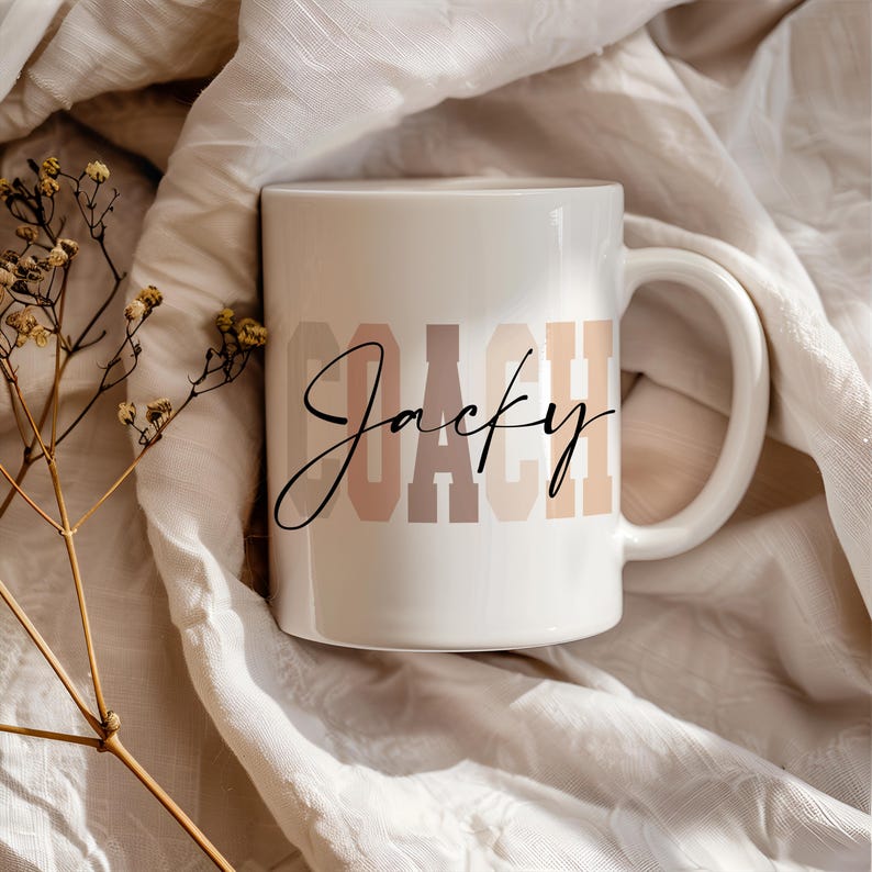 Personalized Coach Mug as Custom Team Gift, Custom Cup for Football ...