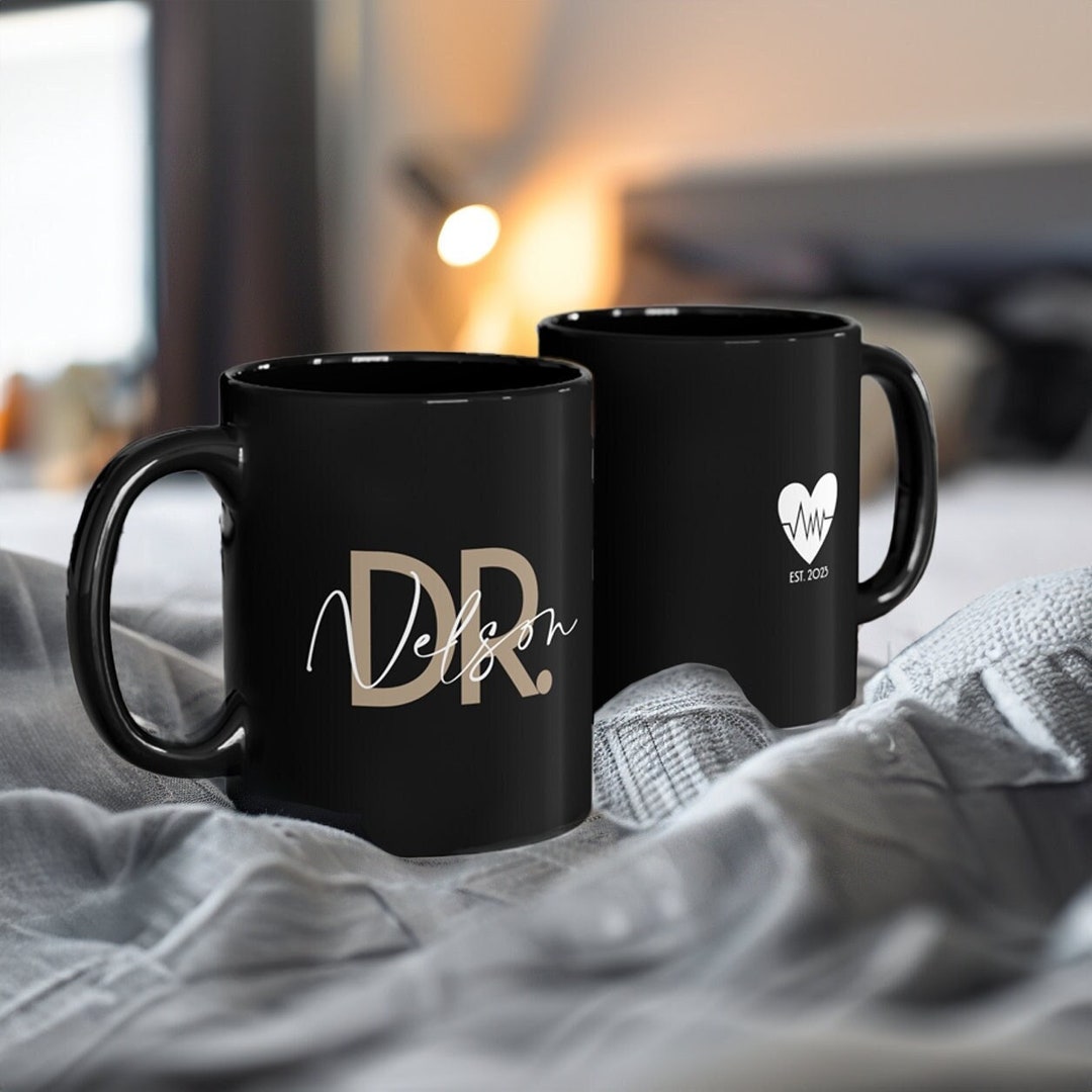 Personalized Dr. Coffee Mug With Name, Custom Future DR or Doctor PHD ...