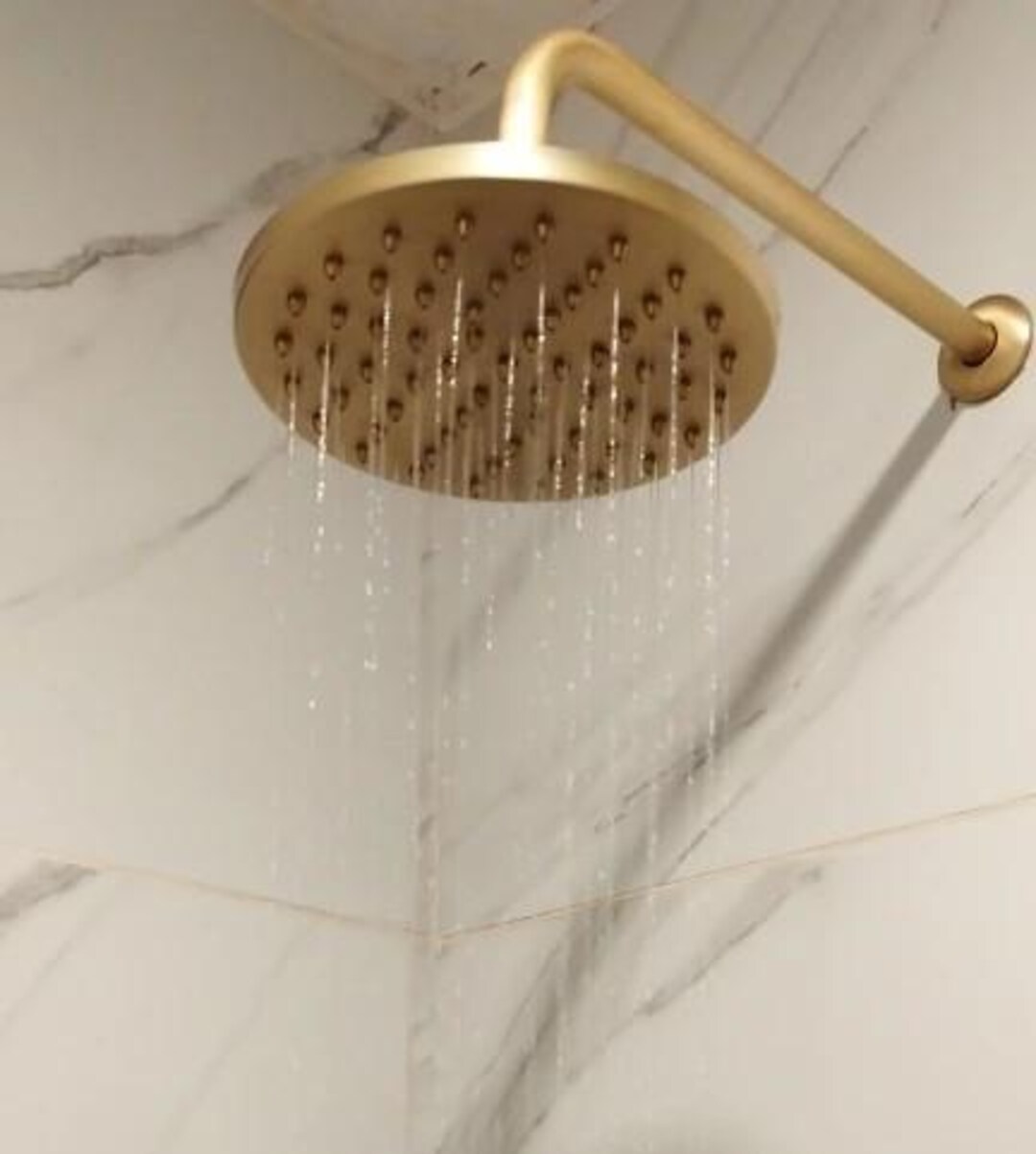 Vento 8-inch Round Antique Copper Shower Head Sprayer With Extension ...