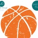 Distressed Basketball Digital File SVG, Basketball SVG, Cricut ...