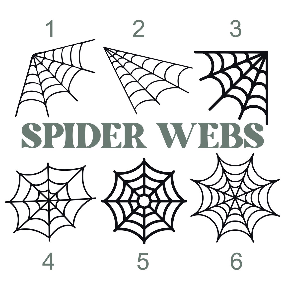 Spider Web Cut File | Spider Web SVG | Spider Web Design | Spooky Web ...