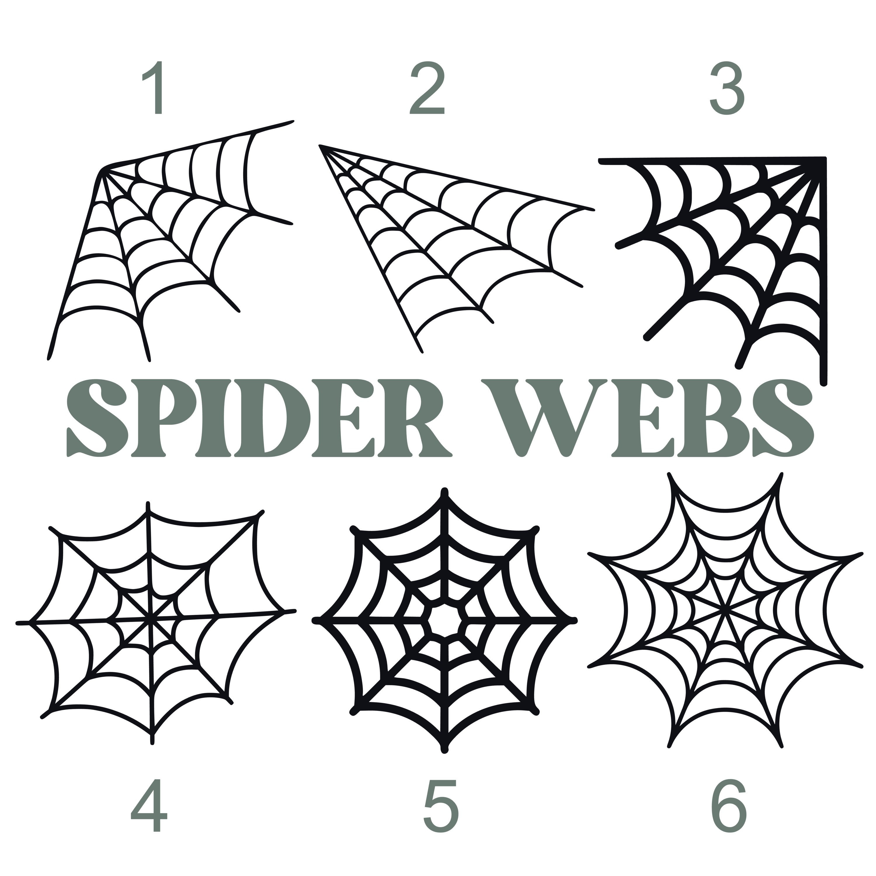 Spider Web Cut File | Spider Web SVG | Spider Web Design | Spooky Web ...