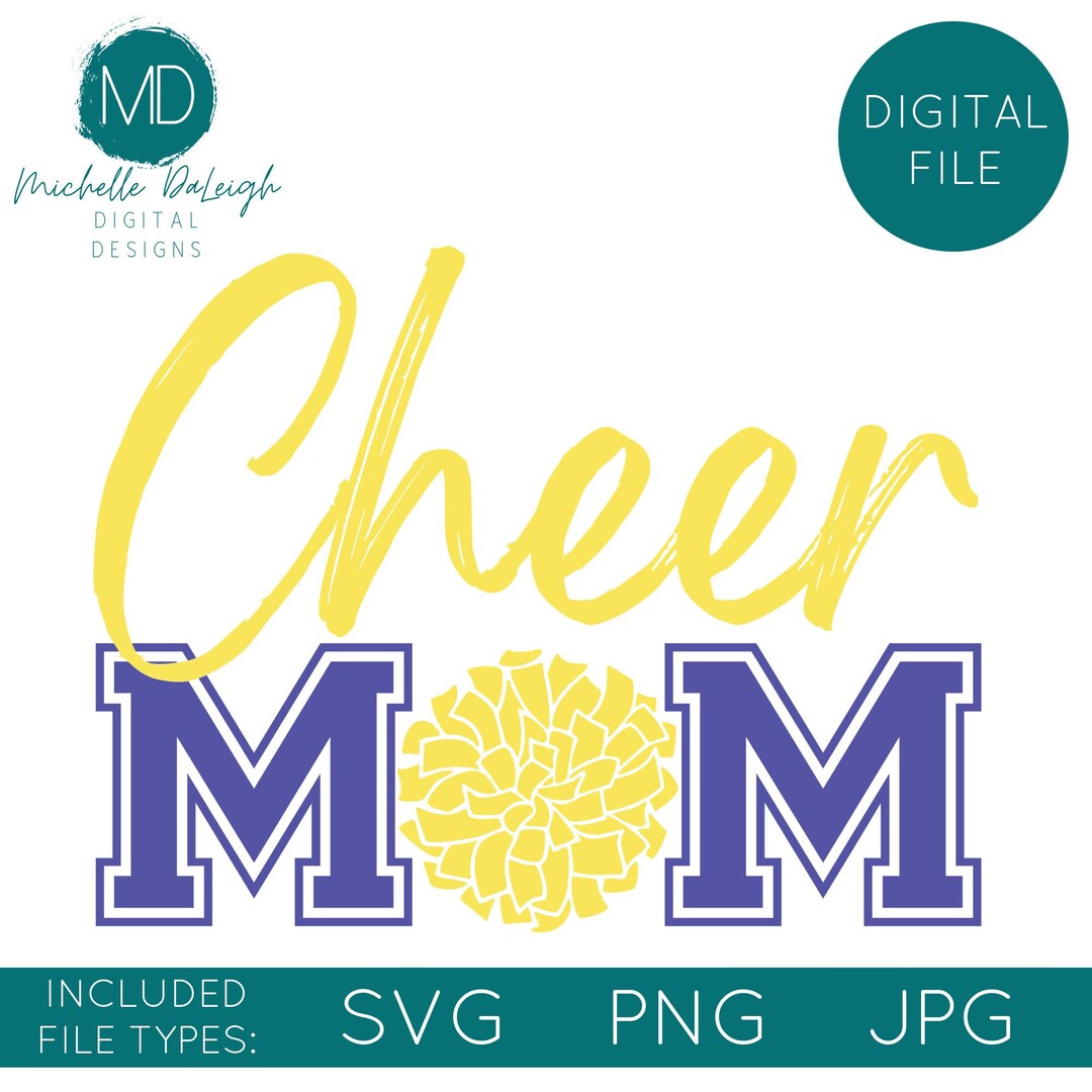 Cheer Mom Svg Football Mom Shirt Svg Football Cheer Mom Svg Cheer Mom