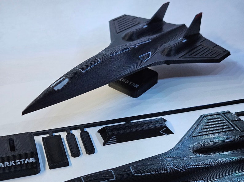 SR72 Darkstar Kit Card STL 3D Print - Etsy