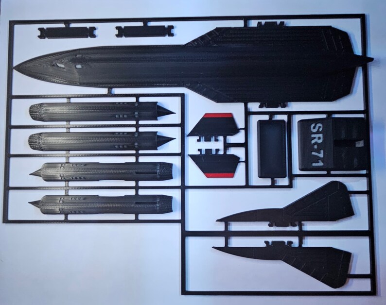 SR71 Kit Card STL 3D Print - Etsy