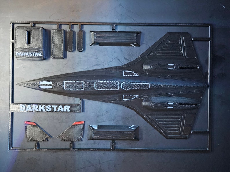 SR72 Darkstar Kit Card STL 3D Print - Etsy