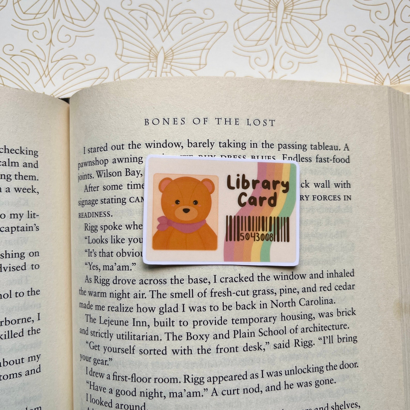 Bear Library Card Sticker | Library Card Sticker, Cute Teddy Bear ...