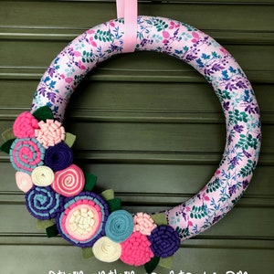 Mother's Day Wreath - Spring Wreath - Easter Wreath - Flower Wreath ...