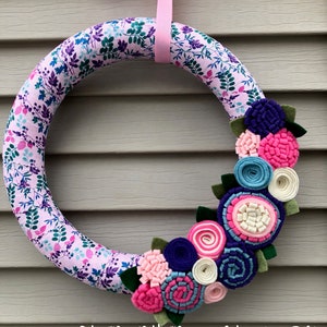 Mother's Day Wreath - Spring Wreath - Easter Wreath - Flower Wreath ...