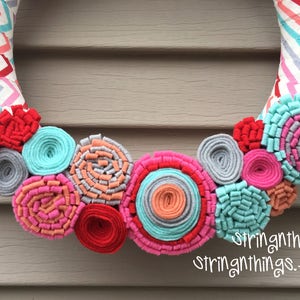 Spring Wreath - Mother's Day Wreath - Spring Decor - Easter Decor ...