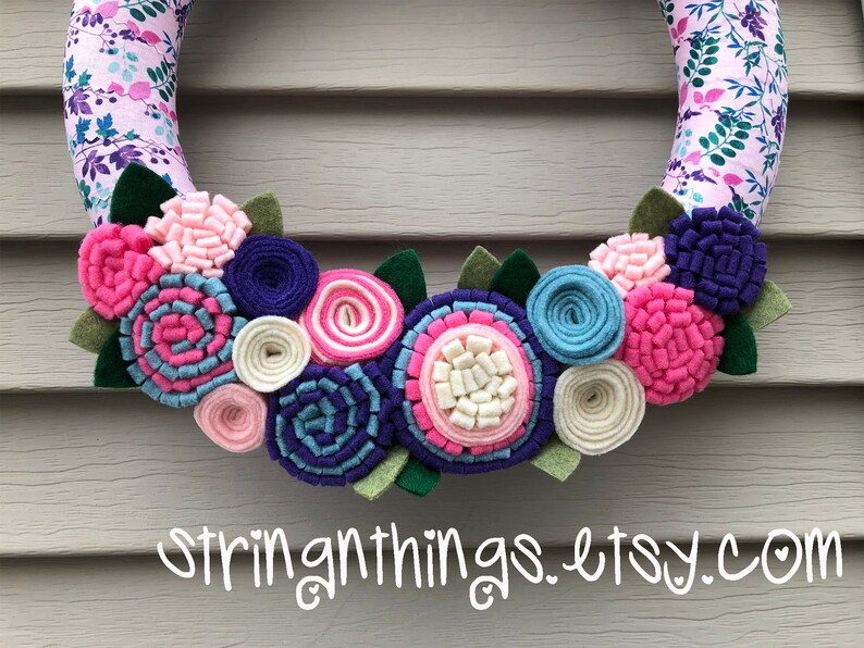 Mother's Day Wreath - Spring Wreath - Easter Wreath - Flower Wreath ...