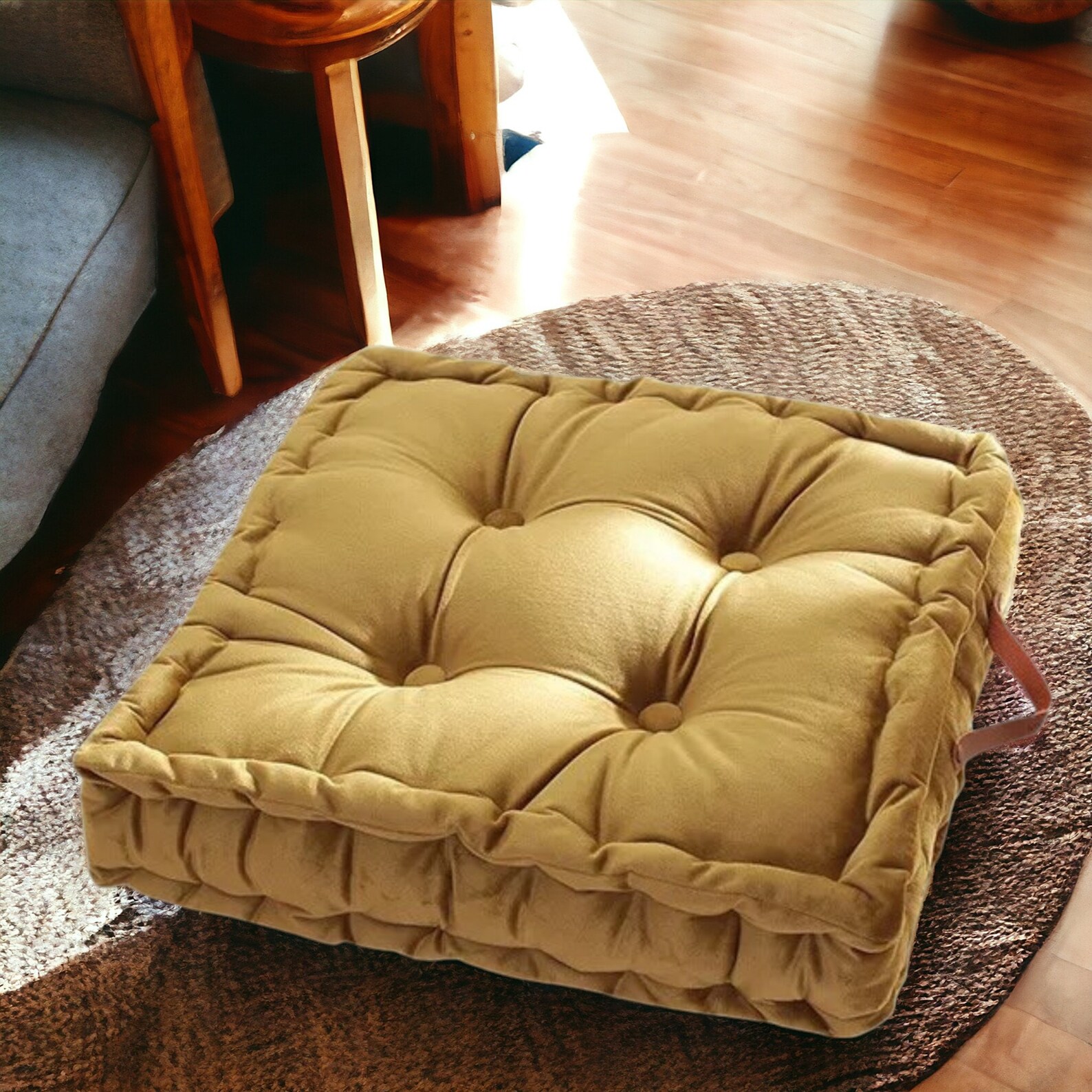 Tufted Bench Cushion, Bench Cushion, Velvet French Cushion, Customized ...