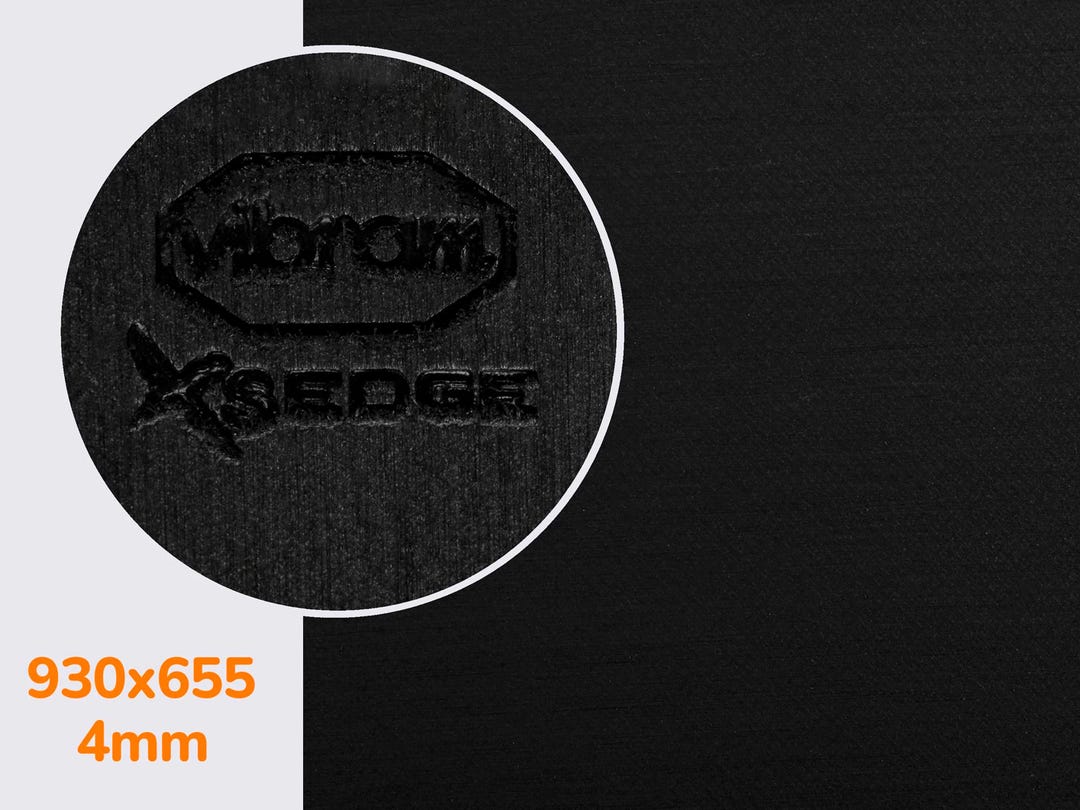Vibram XS EDGE (7530) Rubber Sheet | 4mm Black | for Climbing Shoes ...