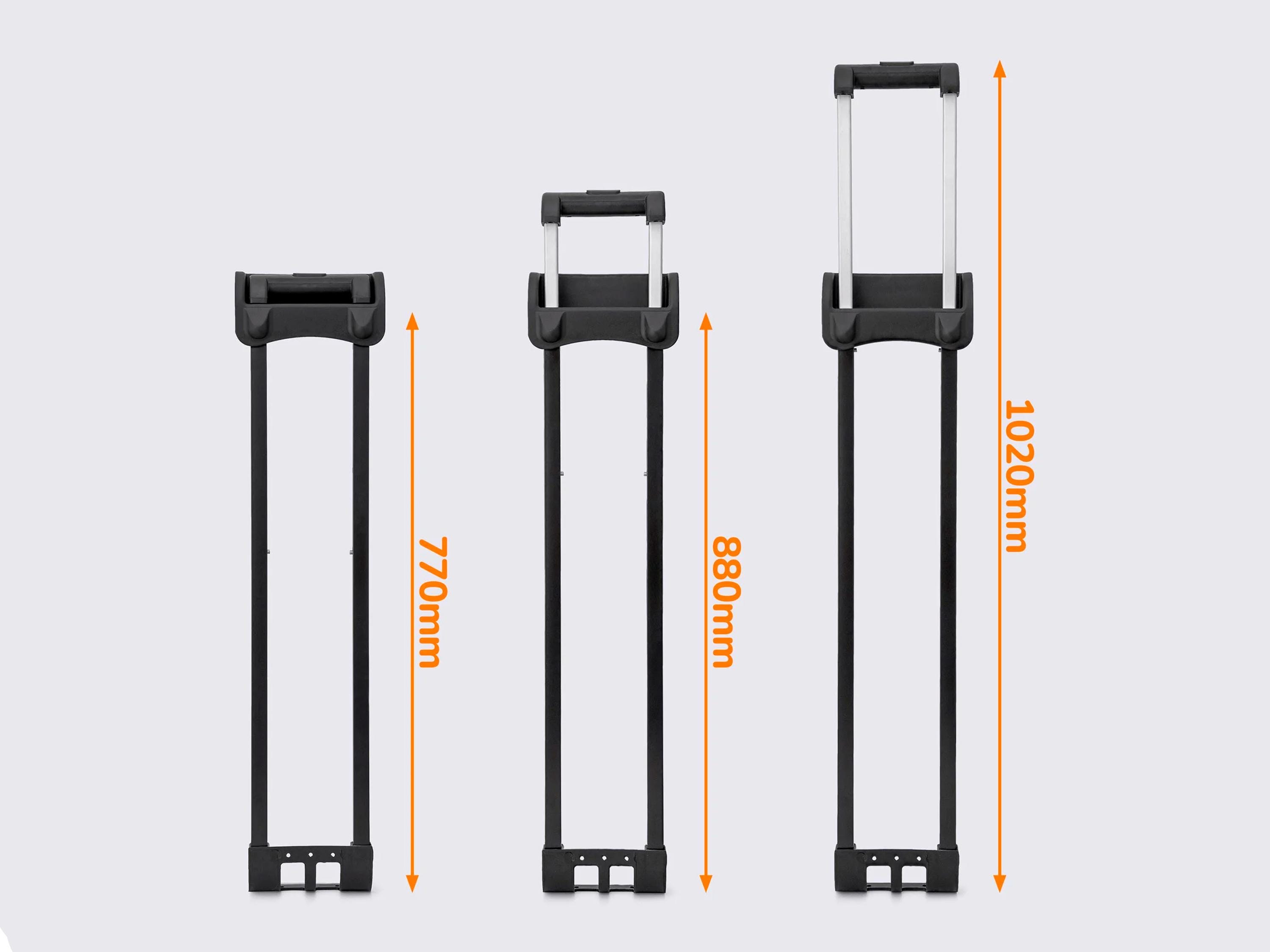 Telescopic Retractable Luggage Handle With Button – 2-position ...
