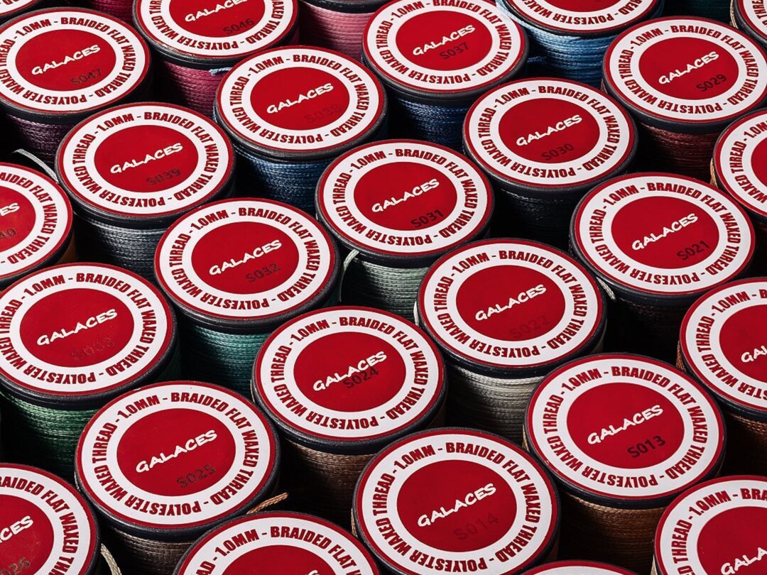 Round Waxed Thread of Natural Ramie Fibers Galaces Ramie 0.55mm/70m (40 ...