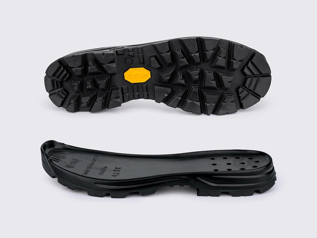 Shoe Sole Vibram SNIPER 1218B Italy Work Casual Sport Boots Repair Size ...