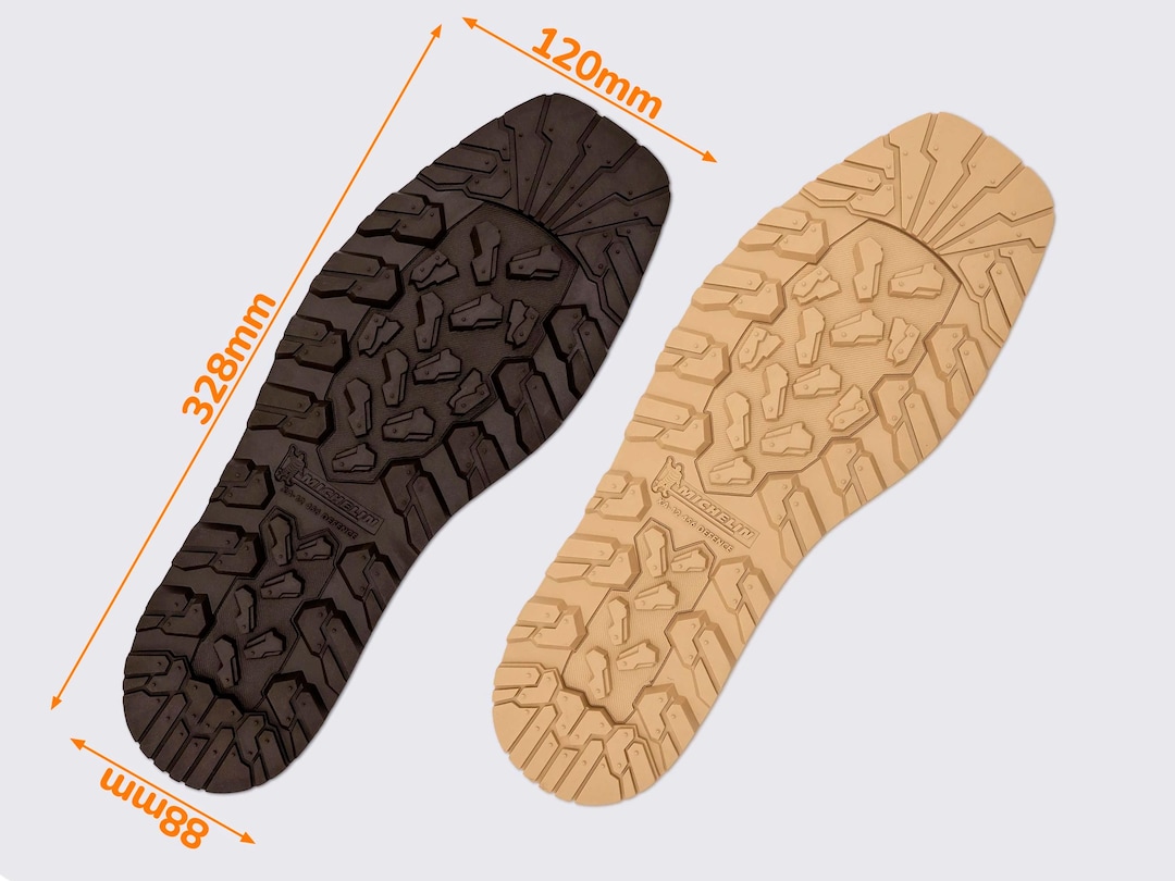 Shoe Sole EFENCE MICHELIN Work Boots Repair Natural Rubber 328mm Brown ...