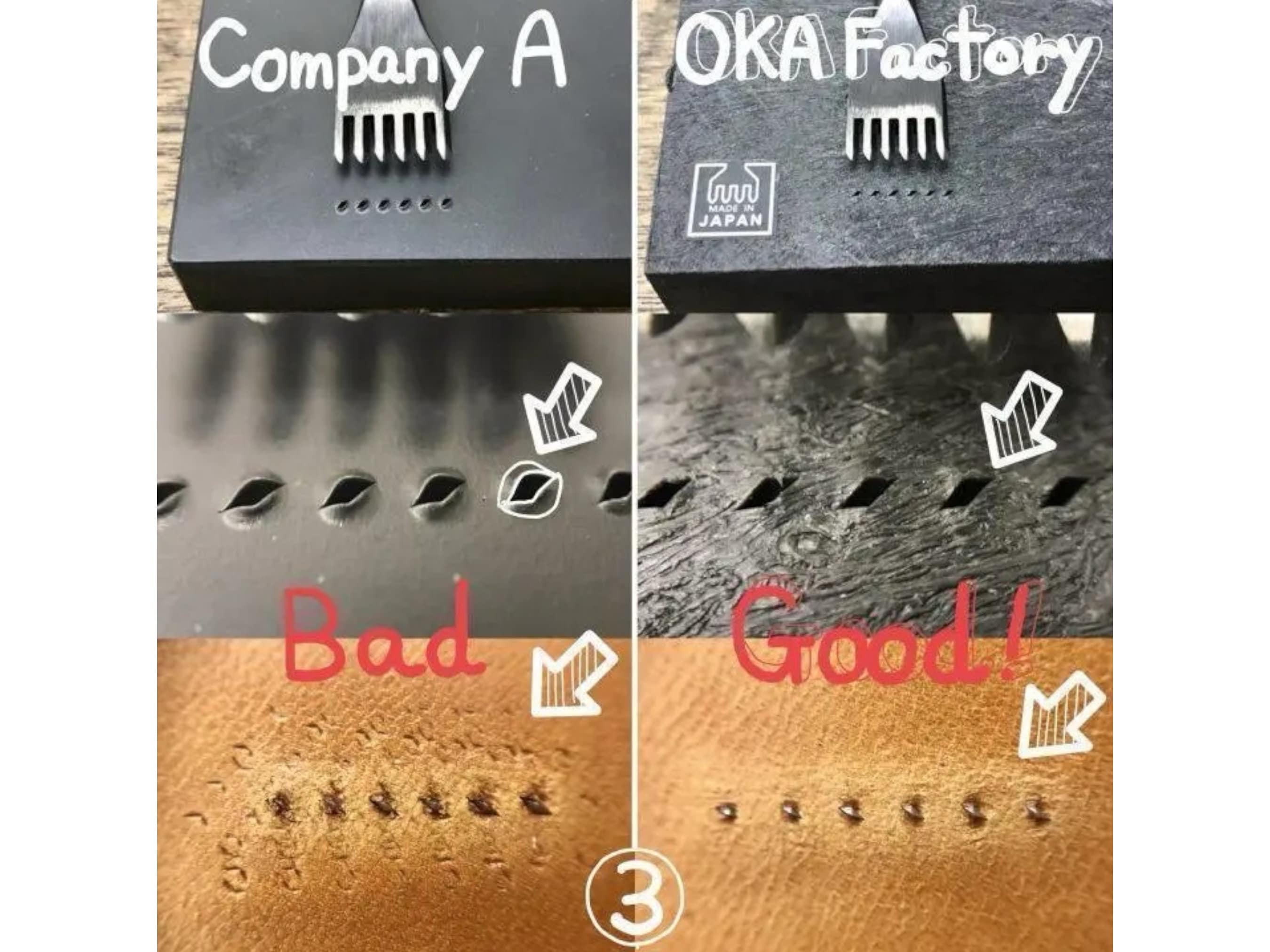 OKA Japan Leathercraft Punch Plate Cutting Board S-XXL - Etsy