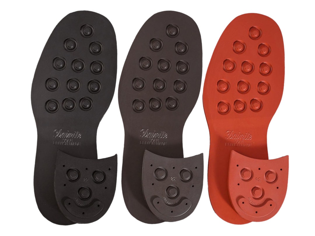 Shoe Sole DAINITE Studded English Сlassic Size 6-12 Black/brown/red ...