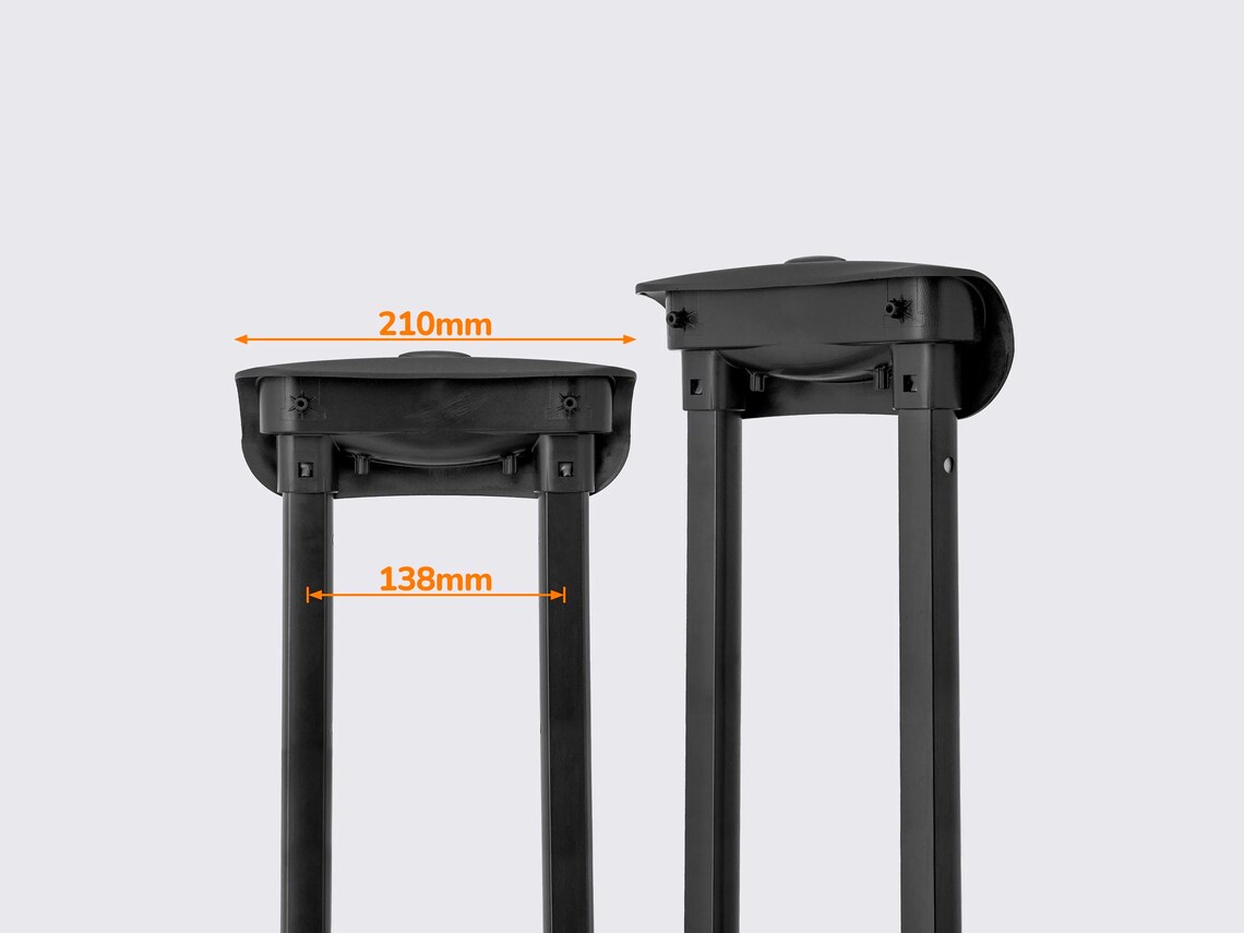 Telescopic Retractable Luggage Handle With Button – 3-position ...