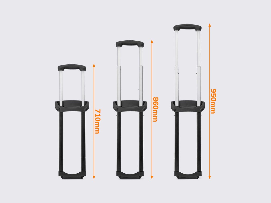 Telescopic Retractable Luggage Handle With Button – 3-position ...
