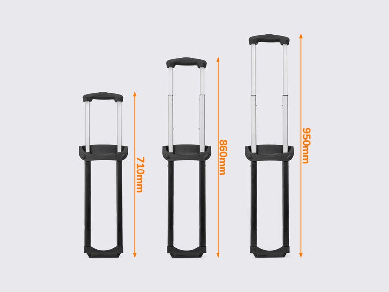 Telescopic Retractable Luggage Handle With Button – 3-position ...