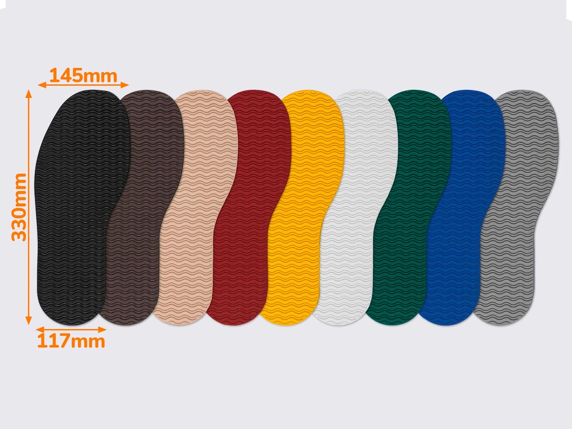 Universal Rubber Shoe Sole 330 Mm | Cut-to-size Outsole for Shoe Repair ...