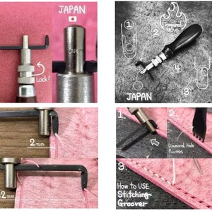 OKA Leather Groove Cutter Japanese Qality Leathercraft Tool - Etsy