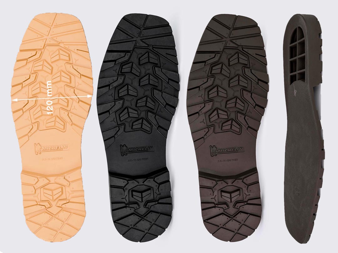 Shoe Sole TREK MICHELIN Work Boots Repair Natural Rubber 330mm 3 Colors ...