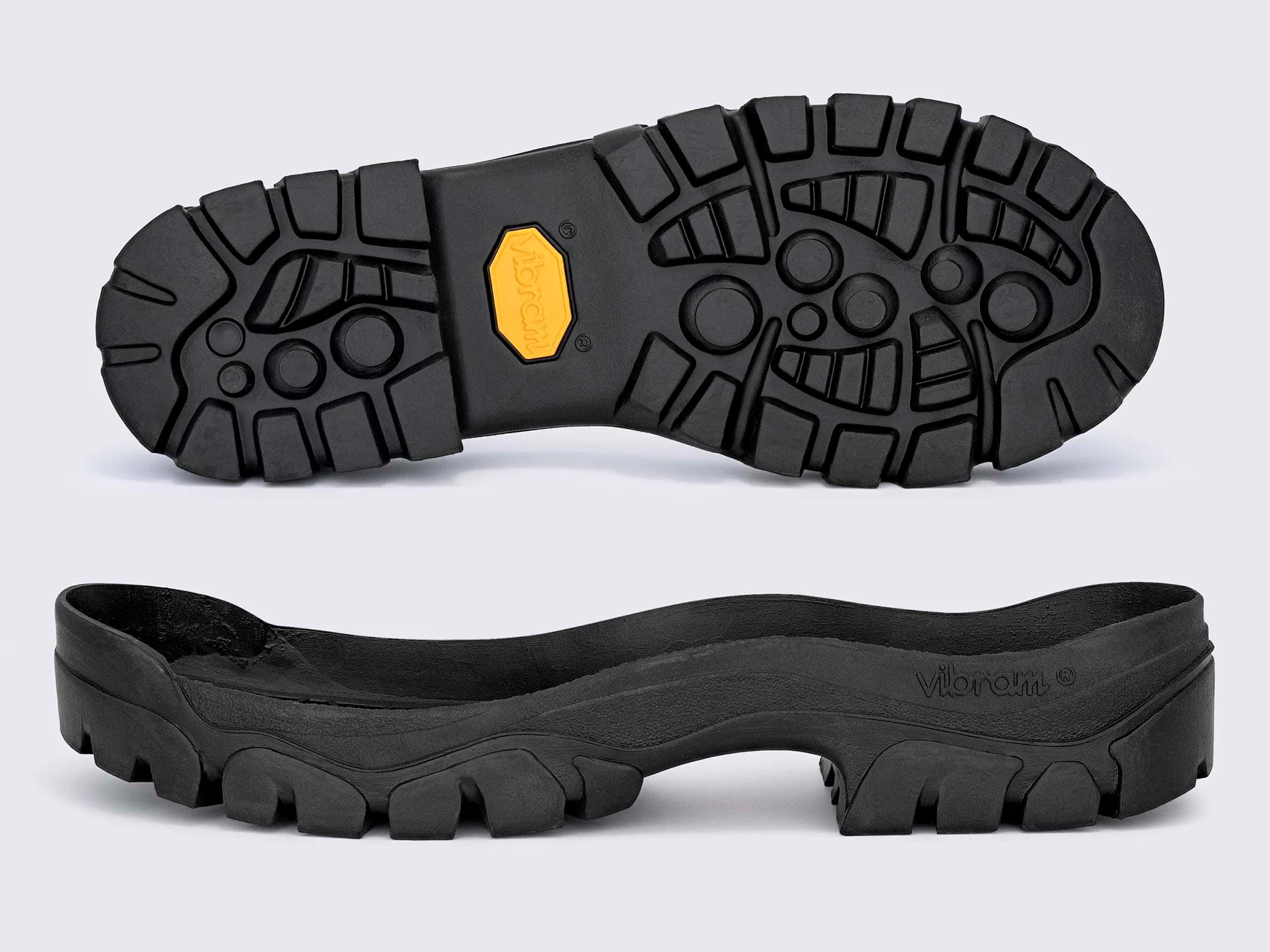 Shoe Sole Vibram BIFIDA 1375 Italy Work Boots Repair Size 36 Shoe Sole Vibram BIFIDA 1375 Italy Work Boots Repair Size 36