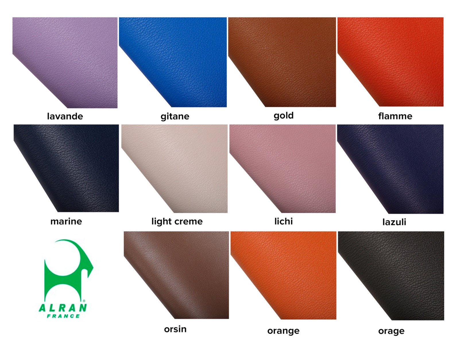 Sully Alran France Goatskin Chevre Leather Size A4/A5 (32 Colors to ...