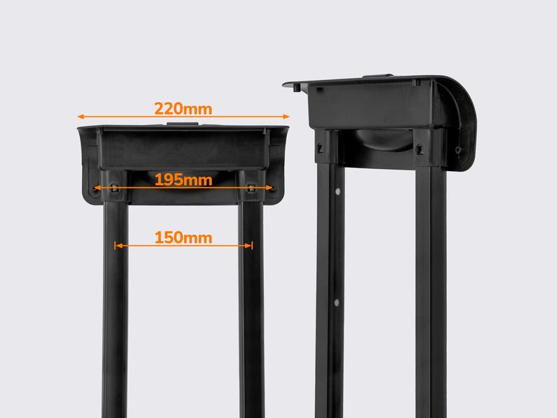Telescopic Retractable Luggage Handle With Button – 2-position ...
