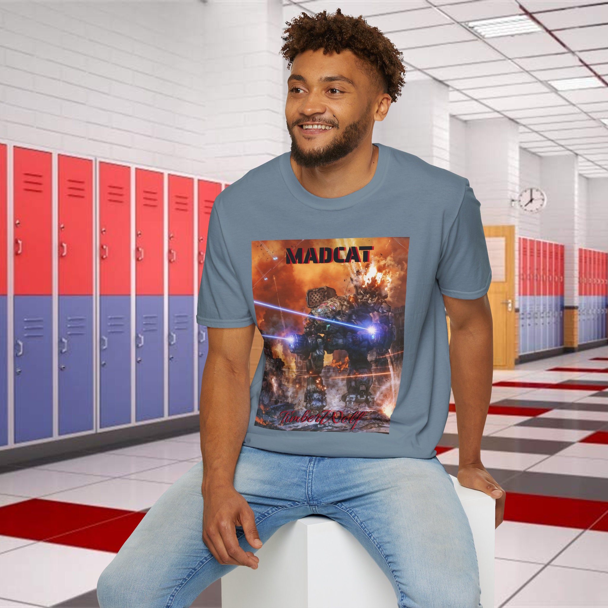 Mech Warrior Battletech MADCAT Mech Fanart T Shirt Robot Mecha Video ...