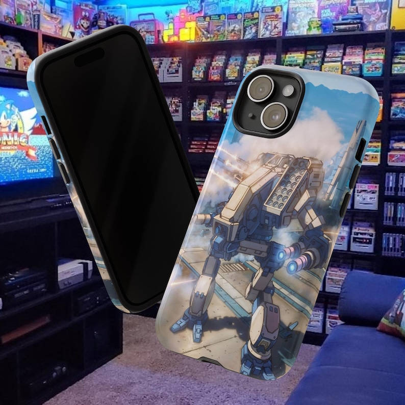 Mech Warrior Battletech Mad Dog Vulture Mecha Phone Case iPhone 17, 16 ...
