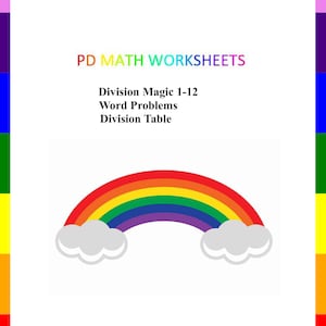 Division Worksheets 1-12 Digit Numbers, Division Table, Word Problems ...
