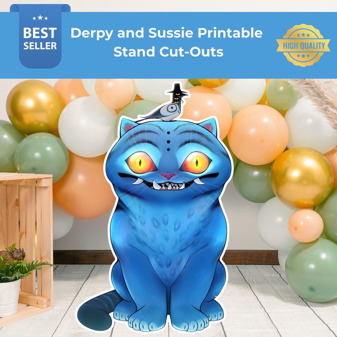 Derpy and Sussie Standee Cut Outs, Kpop Demon Hunters Printable ...
