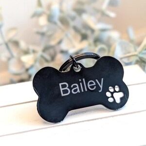 Bone Dog Tag, Dog ID Tag, Custom Engraved Dog Name Tag, Quality Dog Tag ...