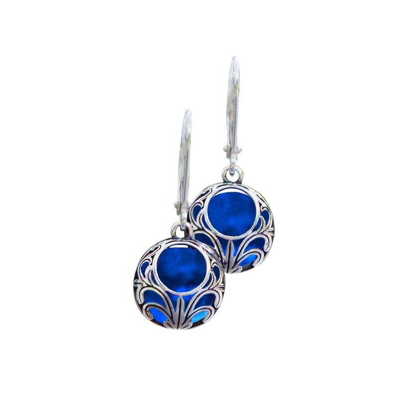Tulips Glass Earrings - Etsy