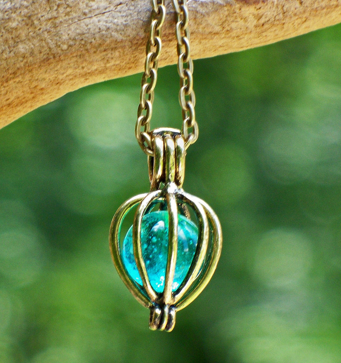 Recycled Mason Jar Drop Necklace - Etsy