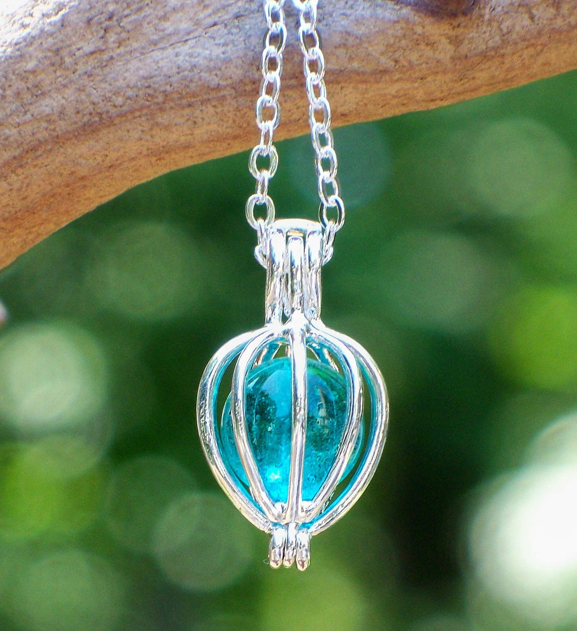 Recycled Mason Jar Drop Necklace - Etsy