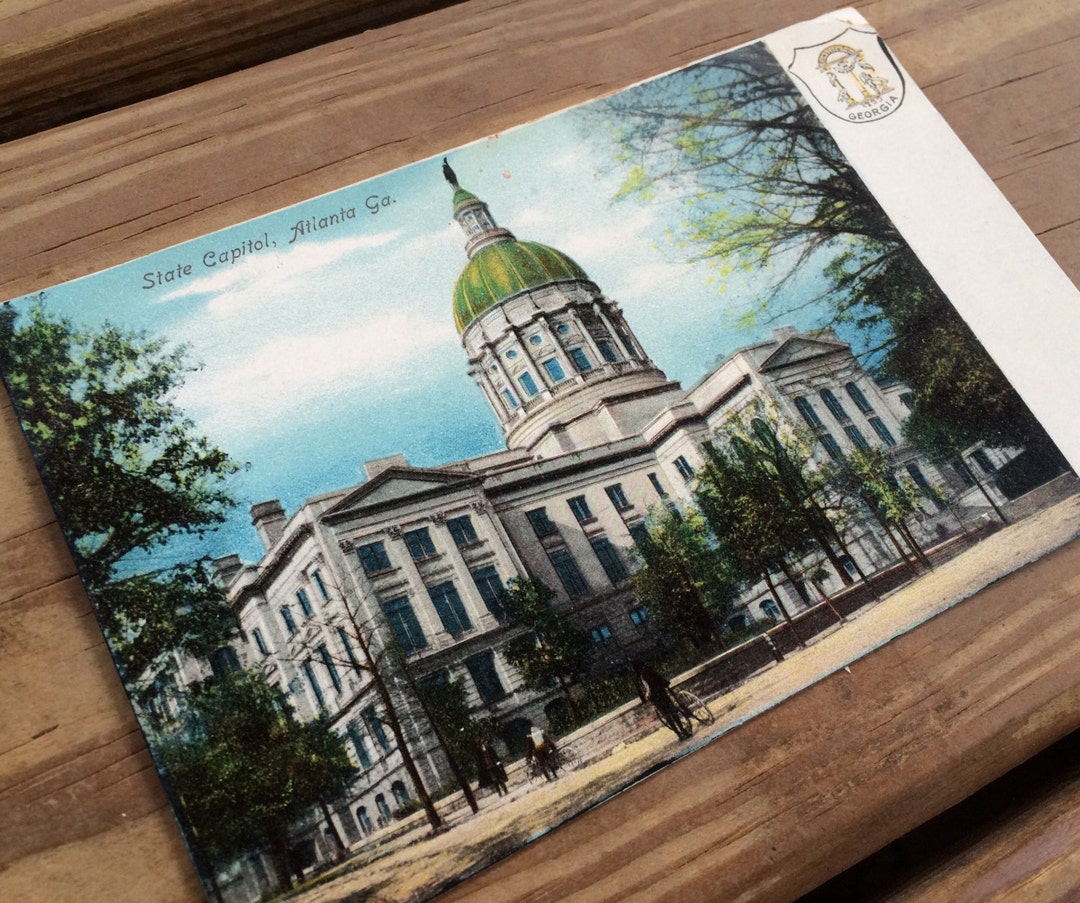 Antique Atlanta GA Postcard, Georgia, State Capitol Postcards, Vintage ...