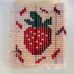 Strawberry Latch Hook Kit - Etsy
