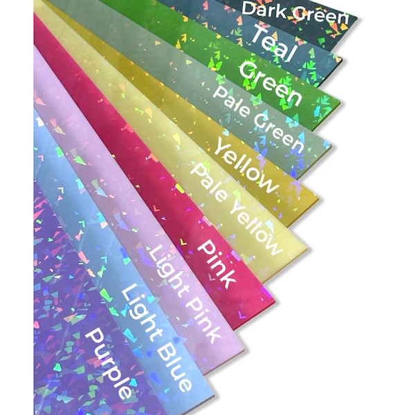 Colored Plastic Sheets - Etsy