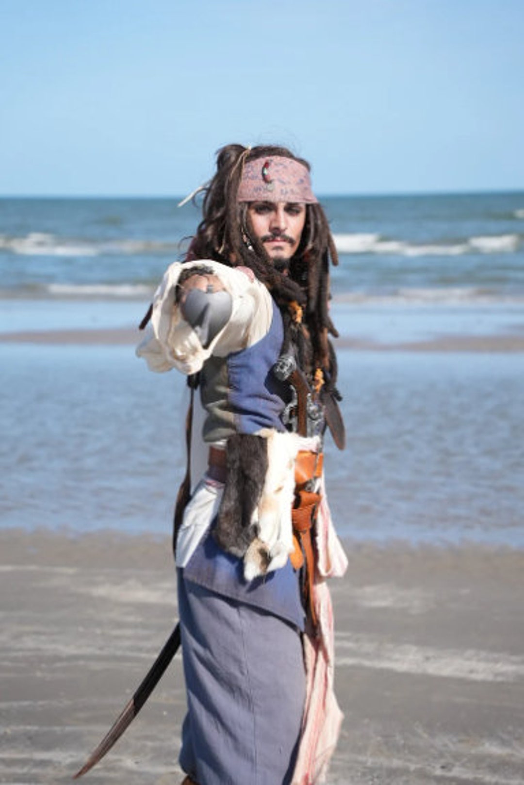 Captain Jack Sparrow Wig Pirates of the Caribbean , Captain Jack ...