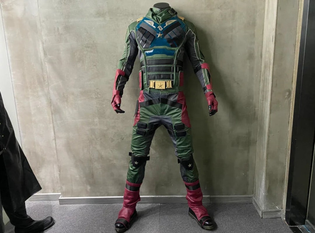Soldier Boy Costume Cosplay Suit With Helmet , Handmade Cosplay ...