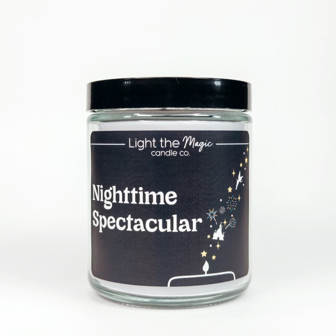 Nighttime Spectacular Disney Candle 9oz. Jar Soy Wax - Etsy