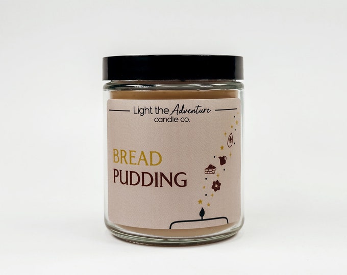 OHANA BREAD PUDDING Disney Inspired Candle 9oz Jar Natural Soy Wax Main ...