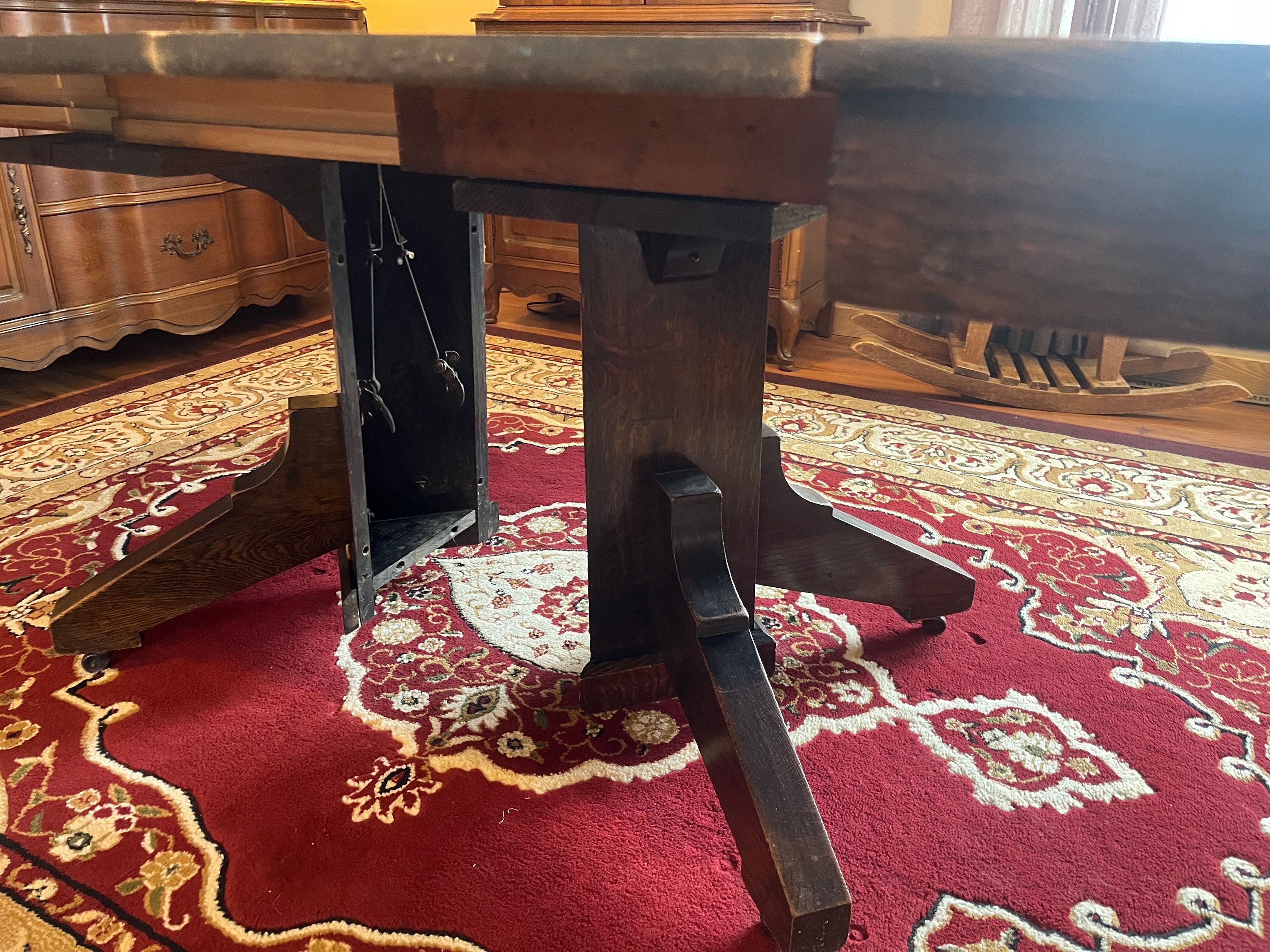 Antique Limbert Dining Room Set-table, Leaves and 6 Chairs, MATCHING ...