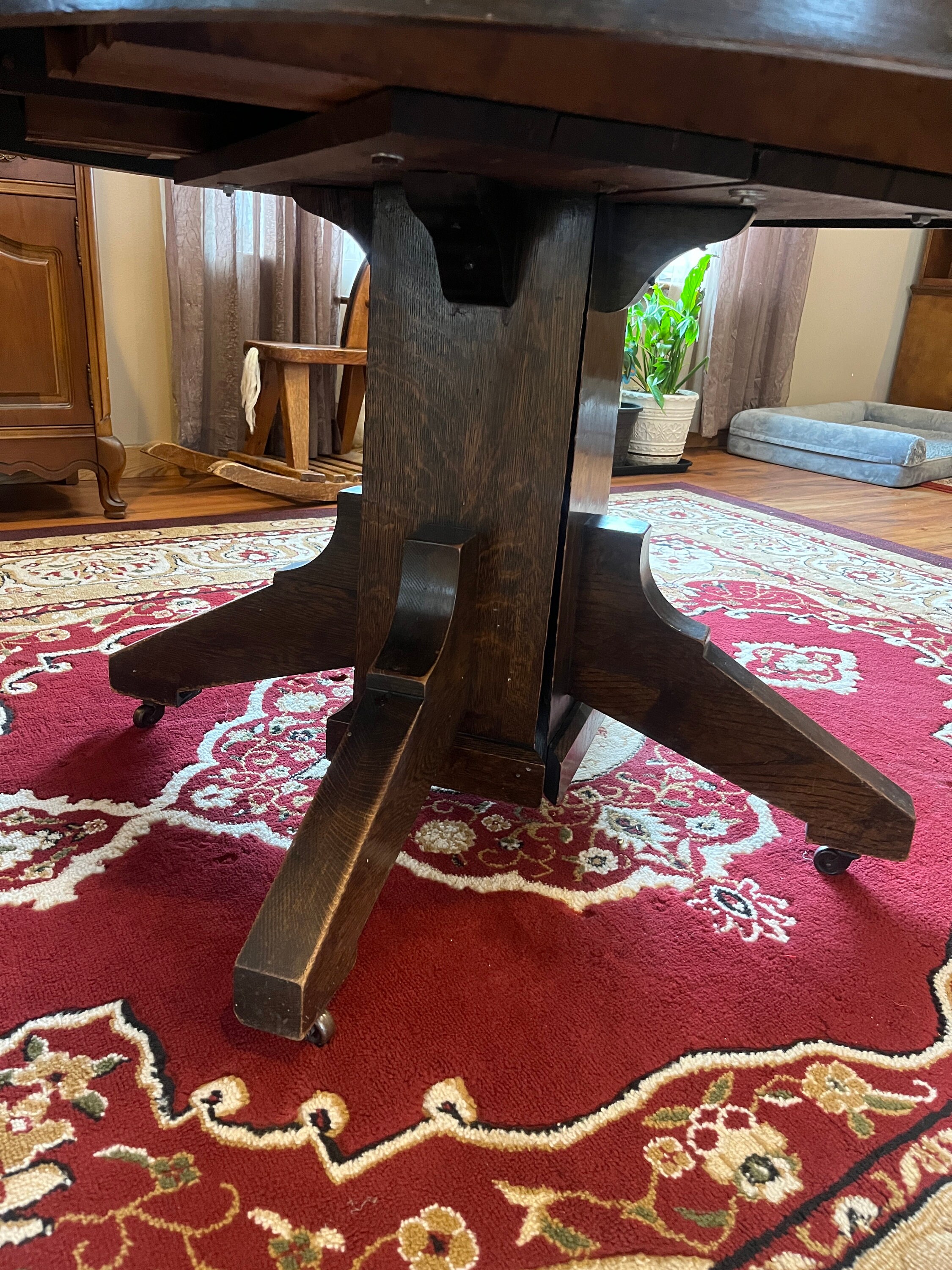 Antique Limbert Dining Room Set-table, Leaves and 6 Chairs, MATCHING ...