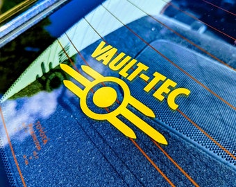 Vault Tec Logo Inspired Fallout 4 Decal - Etsy